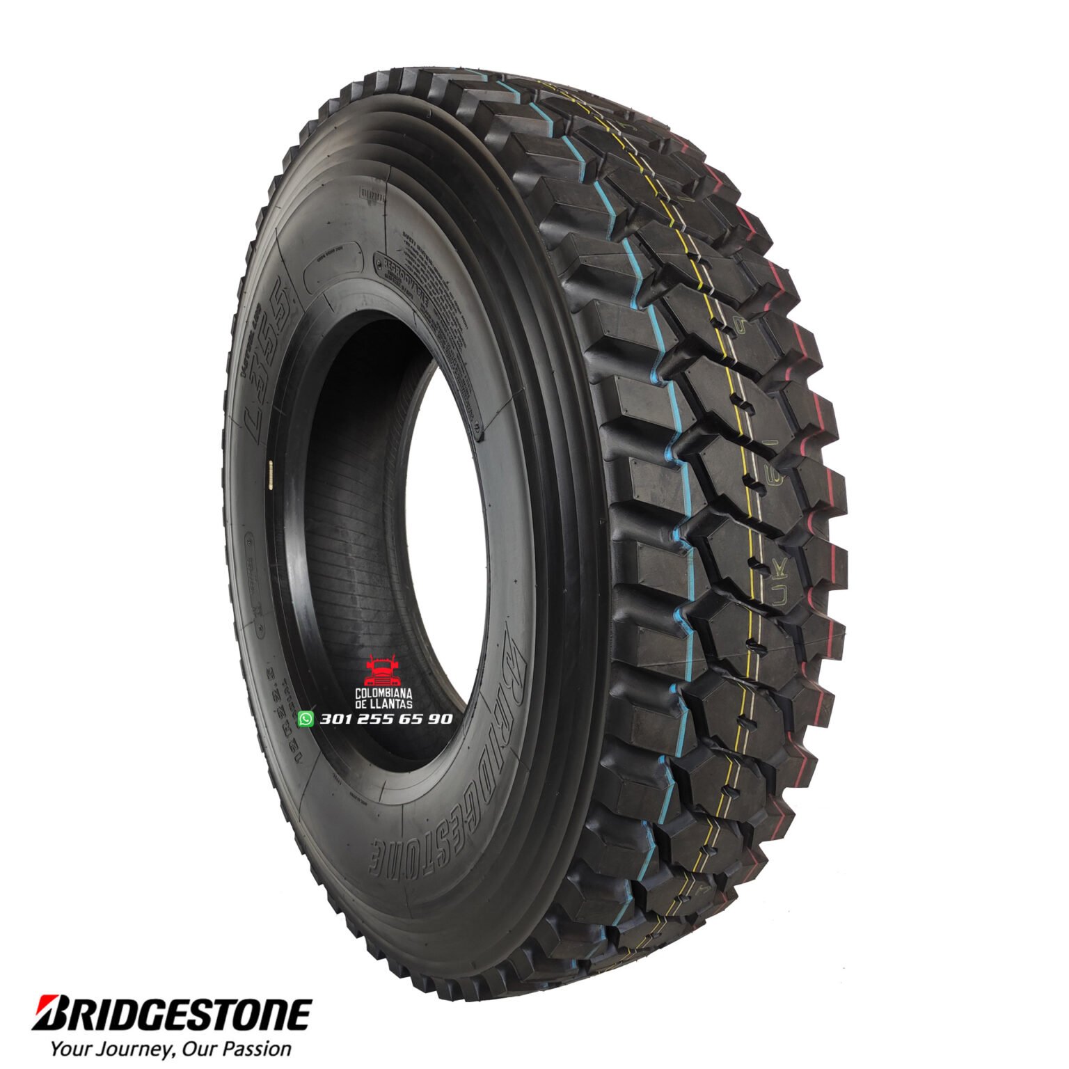 BRIDGESTONE L355 | 12 R22.5 | Colombiana de Llantas